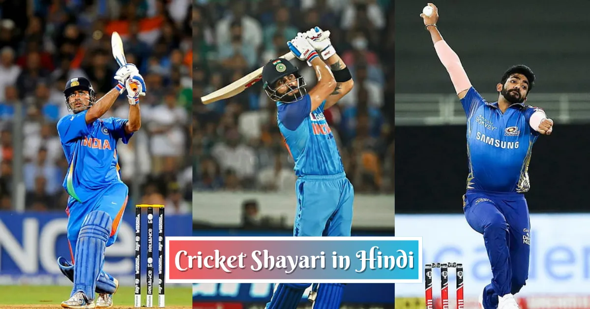 100+ Best Cricket Shayari in Hindi 2025 - allshayaris.com